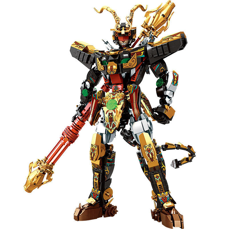 Wukong Mech Building Blocks Transforming Robot Black Myth Wukong Puzzle ...