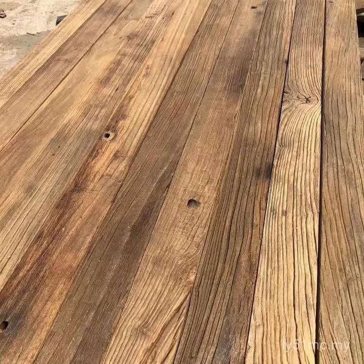 Papan luluhawa kayu elm lama, tangga, papan dinding homestay, borong ...