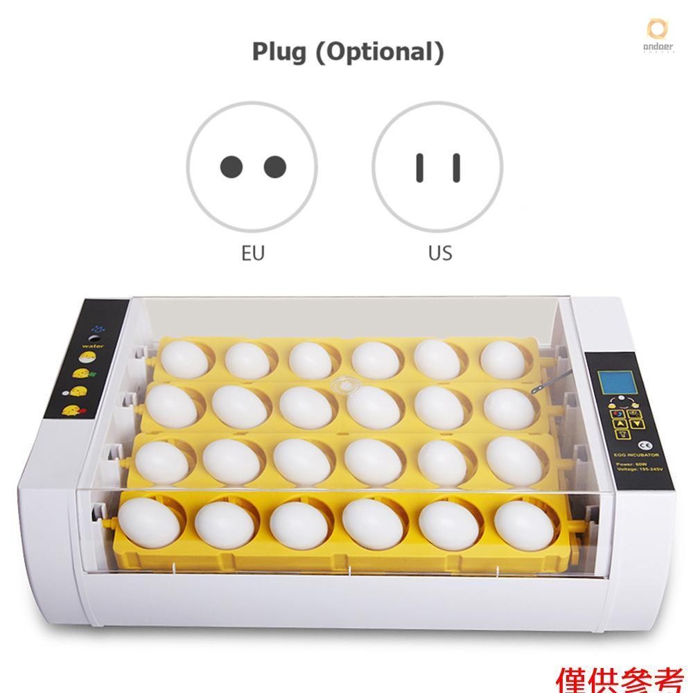 24 Eggs Incubator with Automatic Egg Turning, Humidity Control and Egg ...