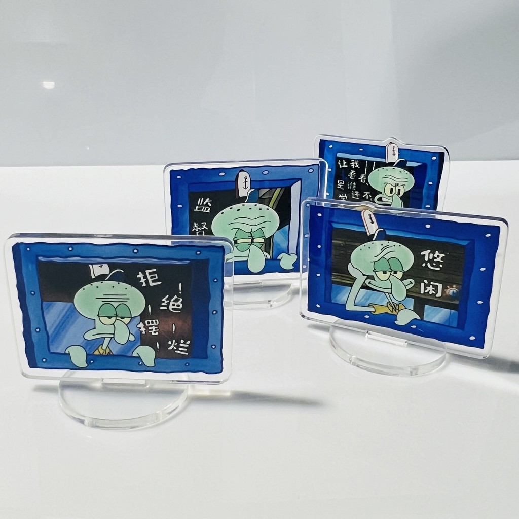 Window Octopus Brother Learning Inspirational Stand Cute Acrylic ...
