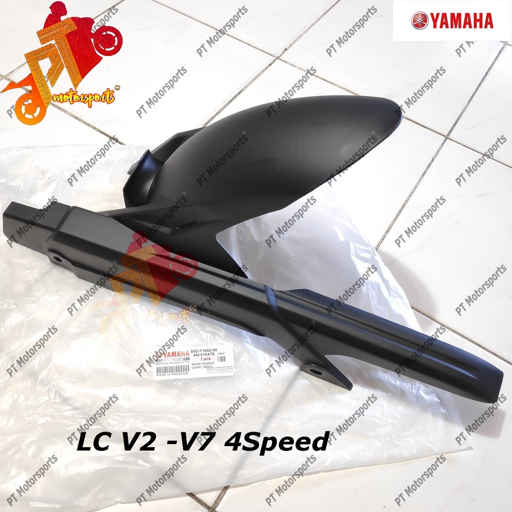 Yamaha Lc 135 V2-V7 4S /5S Chain Cover Rantai Cover Rear Fender Comp ...
