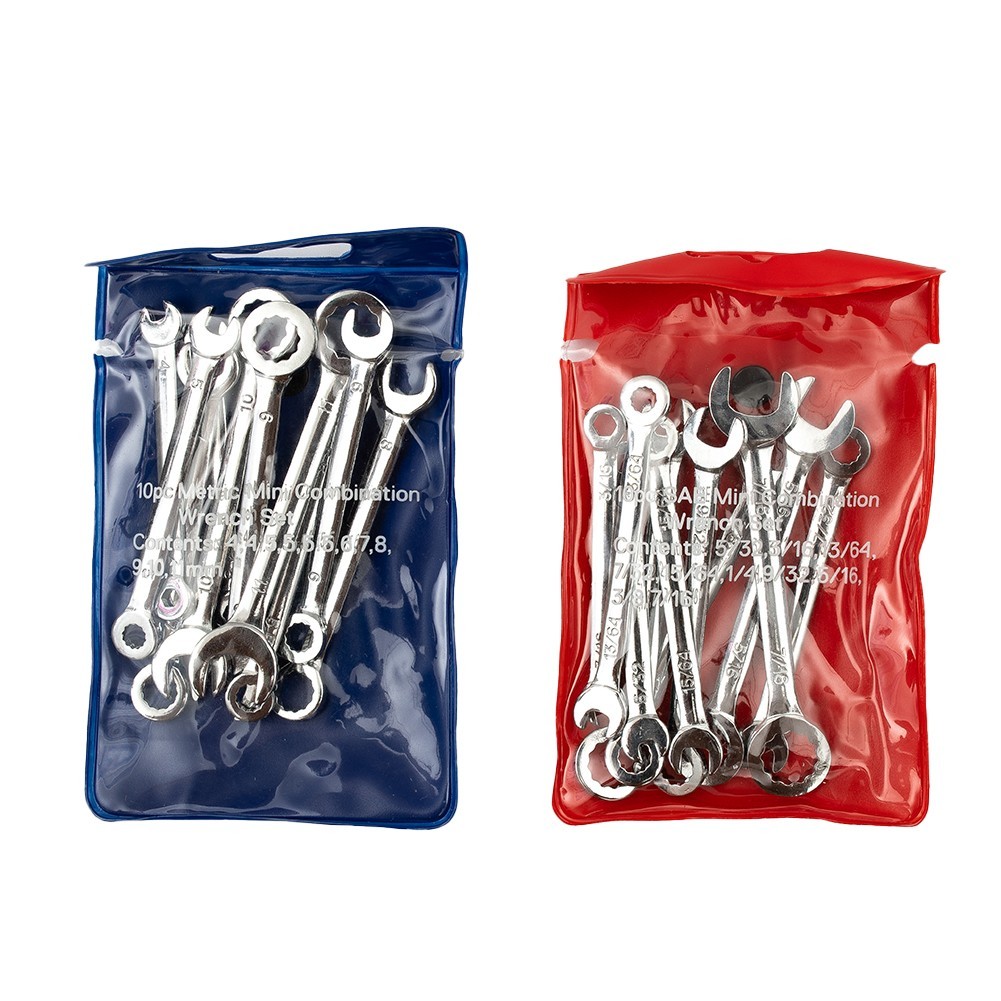 Portable 10 X Combination Spanner Set Small Wrench Metric / SAE ...