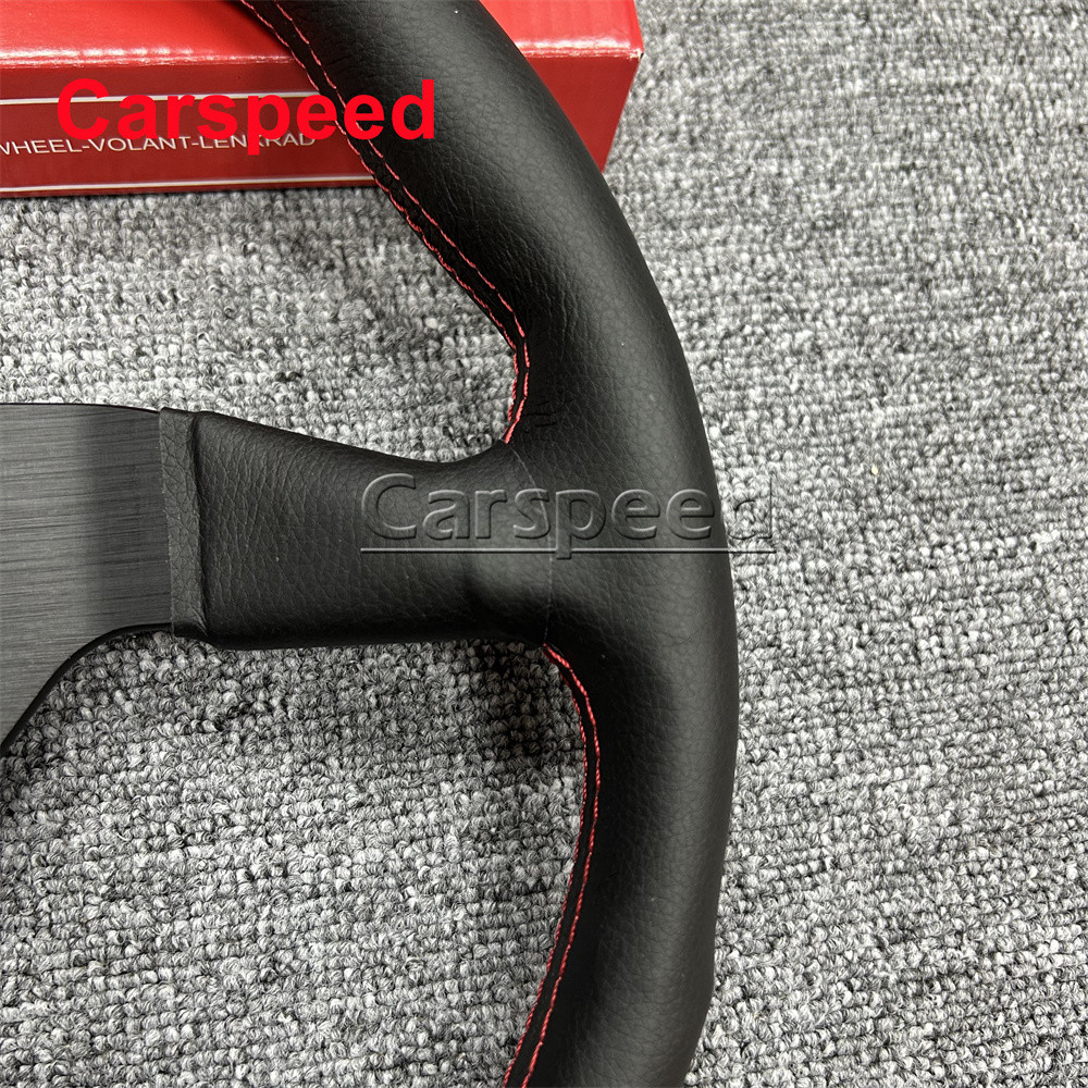 14inch 350mm MOMO V1 Car Racing Steering Wheel Red Stitch | Shopee Malaysia