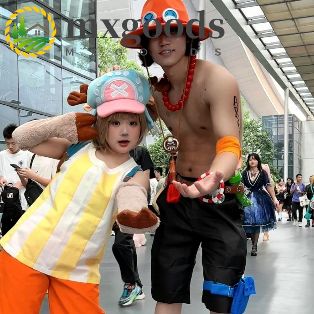 MXGOODS Chopper Cosplay Hat, Cartoon Cosplay Tony Chopper Plush Hat ...