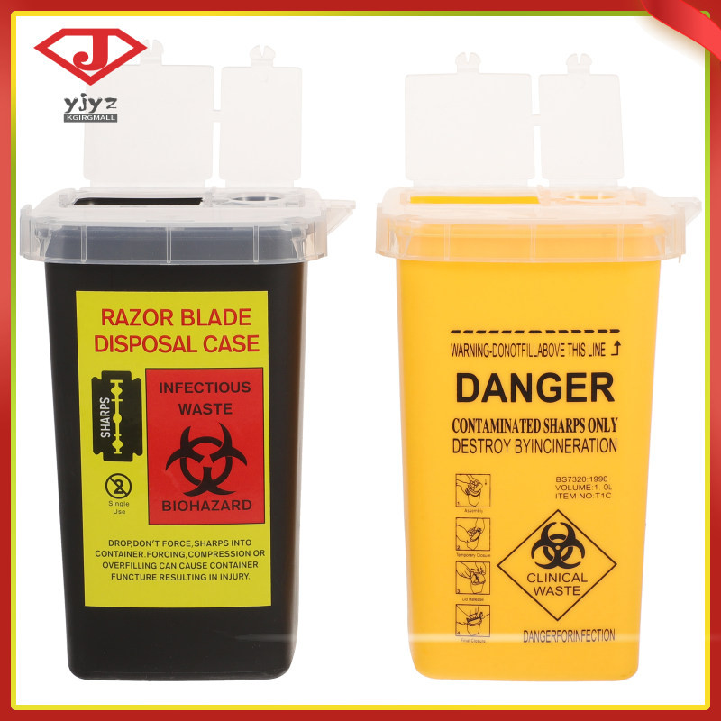 Kit Capsules Mini Sharps Collection Bucket Disposable Eyebrow Tattoo ...