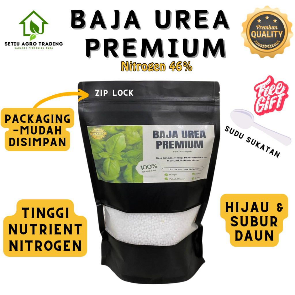 1KG Baja Urea 46%N | Urea Fertilizer | Baja Pokok, Daun dan Rumput ...