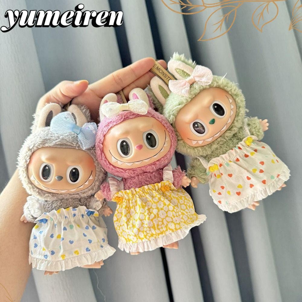YUMEIREN Fashion Dresses Skirt, with Headband 6 Colors Labubu Princess ...