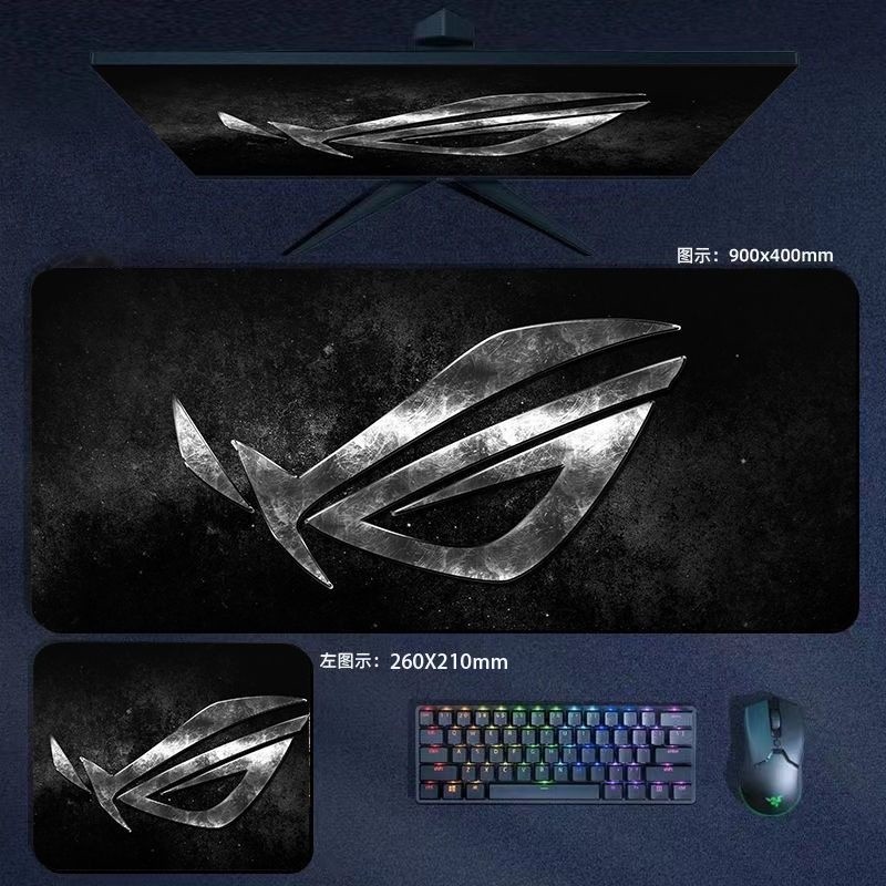 Fast Shipping ROG Large Mouse Pad Gaming Gaming Keyboard Pad Desk Pad ...