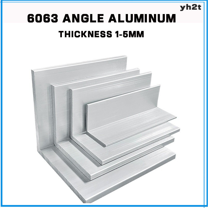Angle Aluminum Profile 90 Degree Right Angle Thickness 1-5MM 6063 Equal ...
