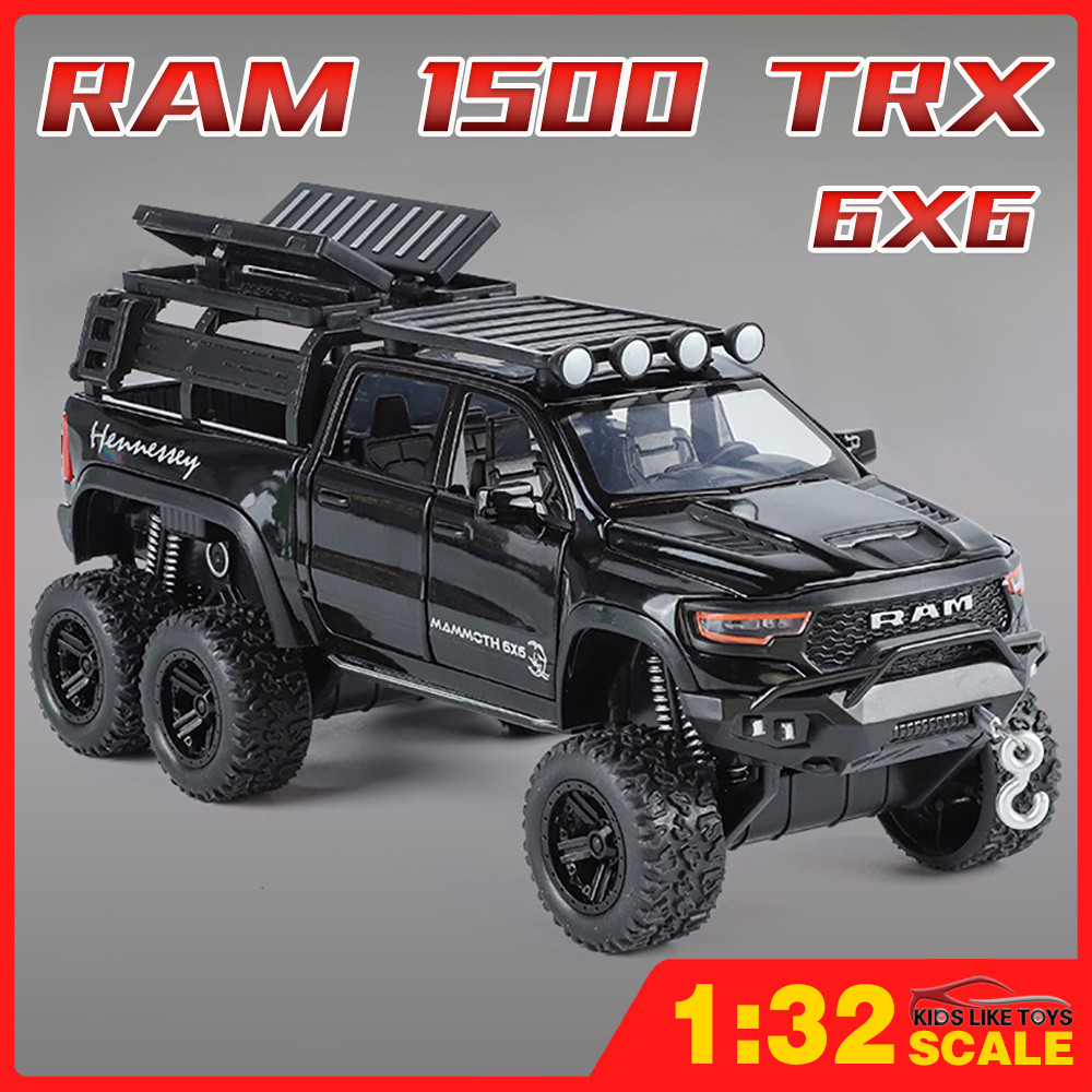 KLT 1:32 Dodge Ram Mammoth off-road 6*6 Diecast Model Car Alloy Cars ...