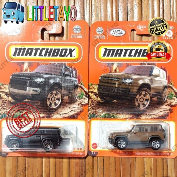 MATCHBOX 2020 LAND ROVER DEFENDER 90 BLUE BROWN BLACK OFF ROAD JEEP ...