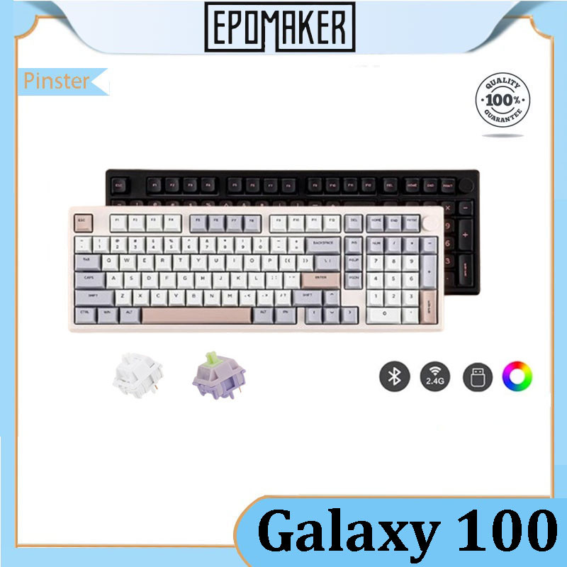 EPOMAKER Galaxy 100 Three Mode Wireless Bluetooth Mechanical Keyboard ...