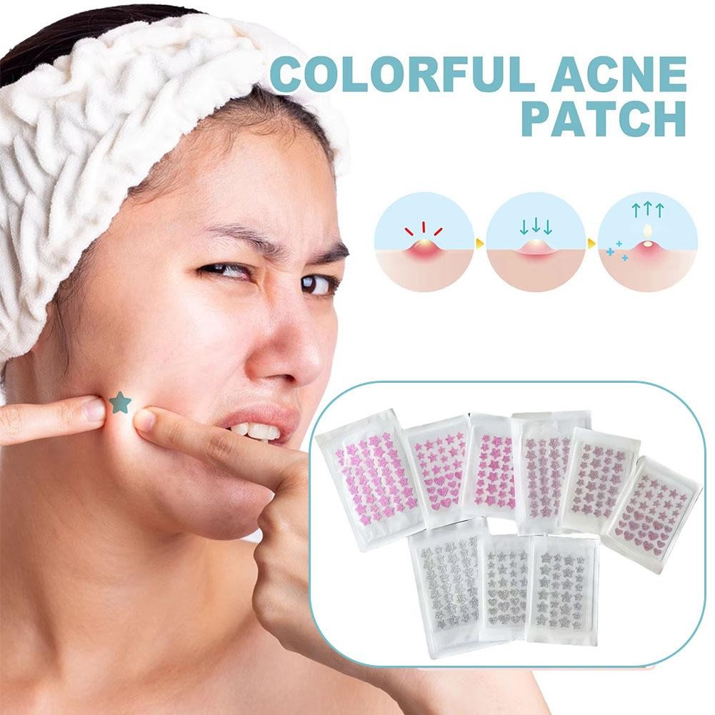 Glitter Star Acne Stickers Hydrocolloid Waterproof Care Acne Patch V0i7 ...