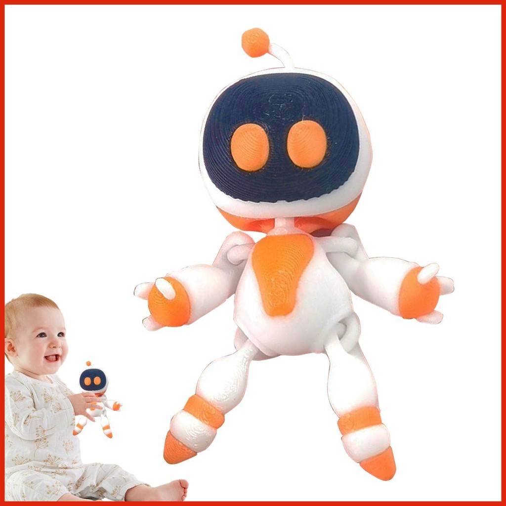 Astronaut Figurine Toy 3D Printed Articulated Astronaut Sculpture Toy ...