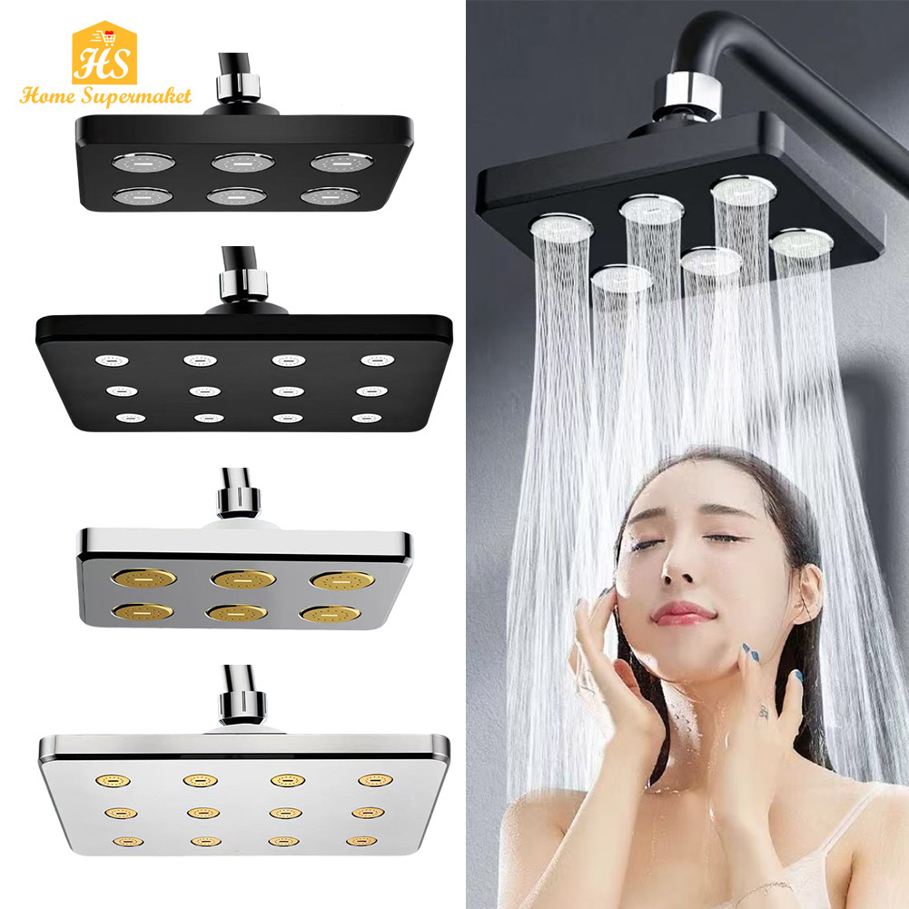 High Pressure Showerhead Rainshower Head Magic Water Flow Rainfall ...