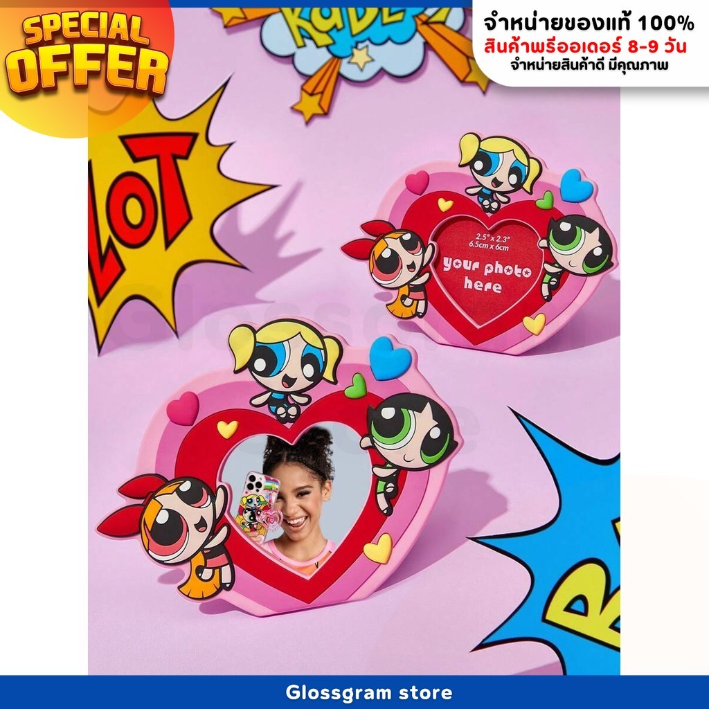 New Arrival 5 Designs** THE POWERPUFF GIRLS 1pc Double Side Photo Frame ...
