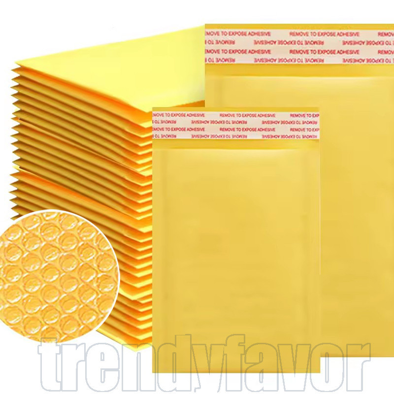 10/20Pcs Kraft Bubble Bag - Self-adhesive, Waterproof - Express ...