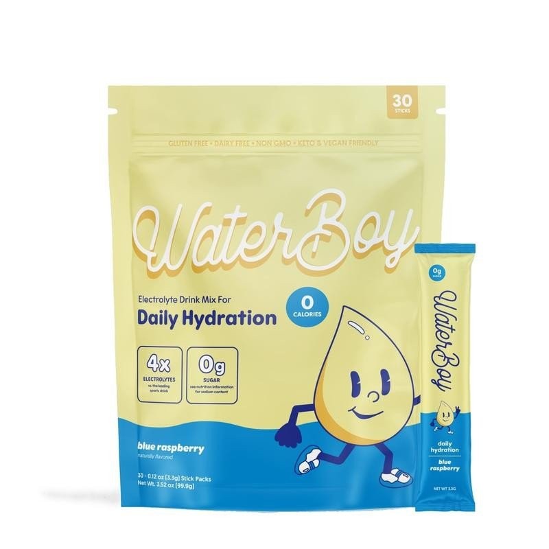 Waterboy Daily Hydration | 4x Electrolytes & Sugar Free | Electrolyte ...