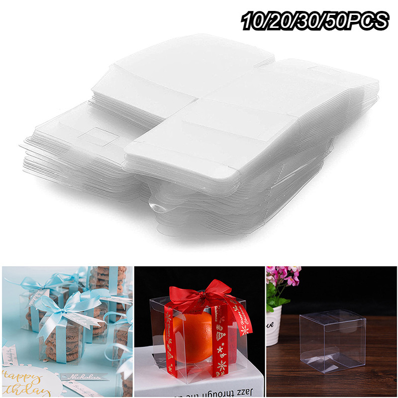 90x90x90mm Clear Display Boxes, PVC Packing Box for Chocolate Toys ...