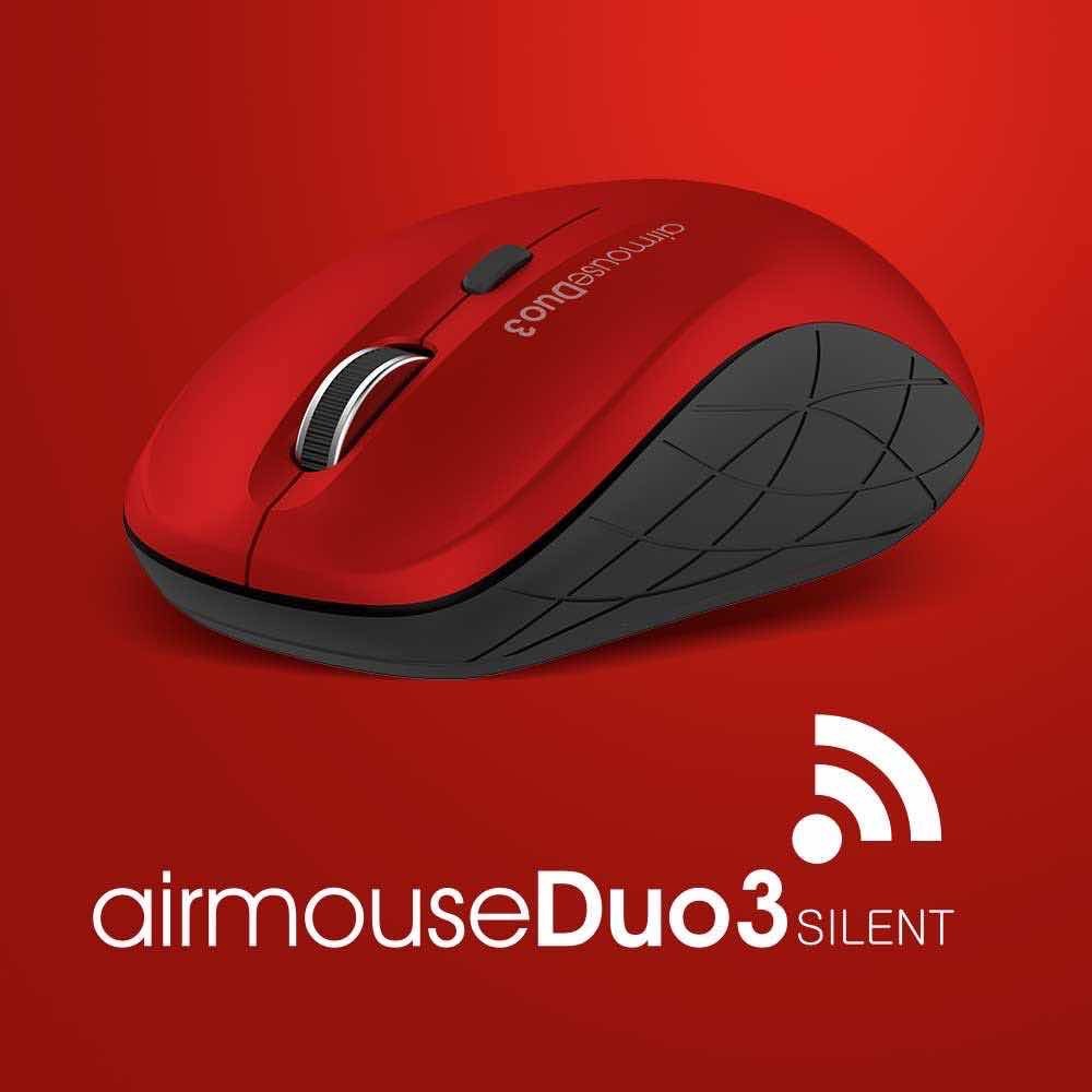 Alcatroz-AirMouse Duo 3 Wireless + 2.4G Bluetooth Silent Mouse (Battery ...
