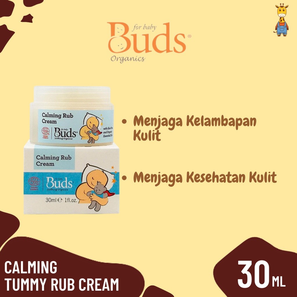 Buds Calming Tummy Rub Cream 30ml / 50ml | Shopee Malaysia