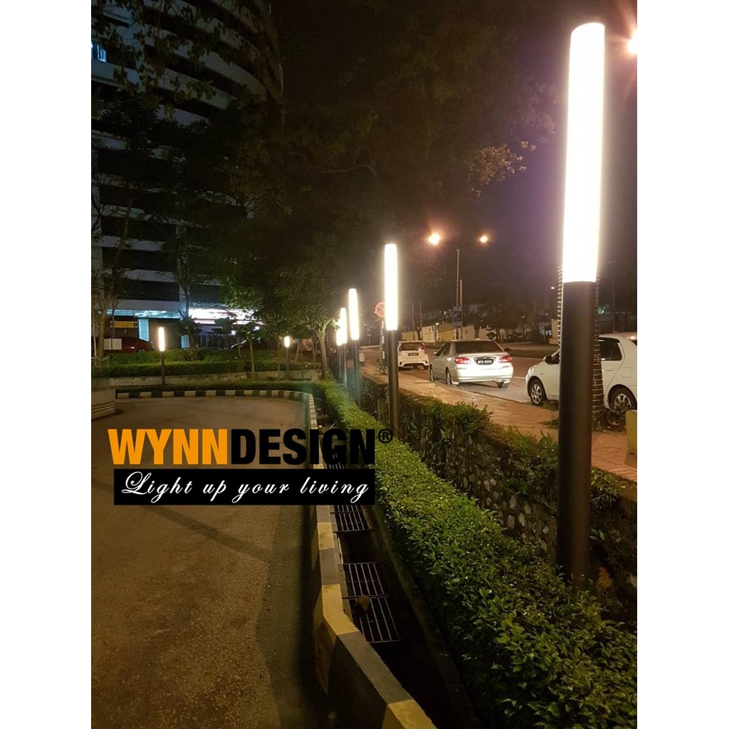 Wynn Design Outdoor 3meter Pole Modern Bollard Landscape Lamp Weather ...