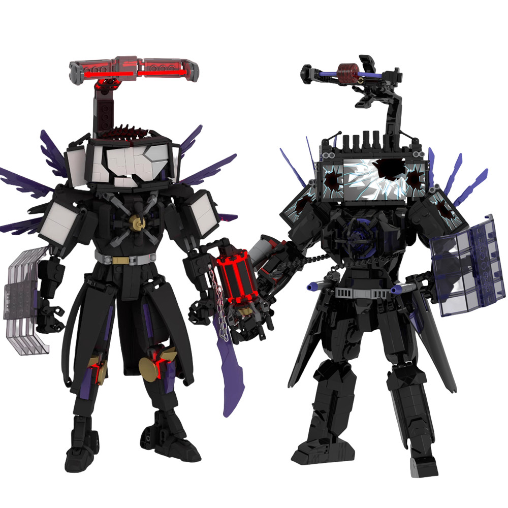 Moc Compatiable With Lego Skibidi Toilet Titan TV man Building Blocks ...