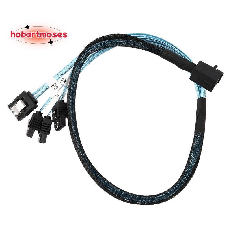 Internal Mini SAS to SATA Cable, SFF-8643 to SATA Forward Breakout ...