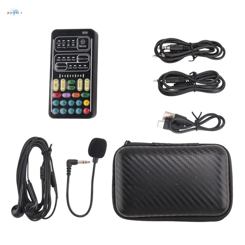 Voice Changer Handheld Microphone Voice Changer with Sound ...