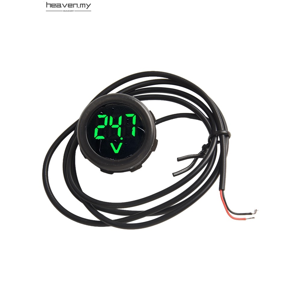 HEAVEN-MY [high quality] DC 5-100V LED Digital Display Round Two-wire ...