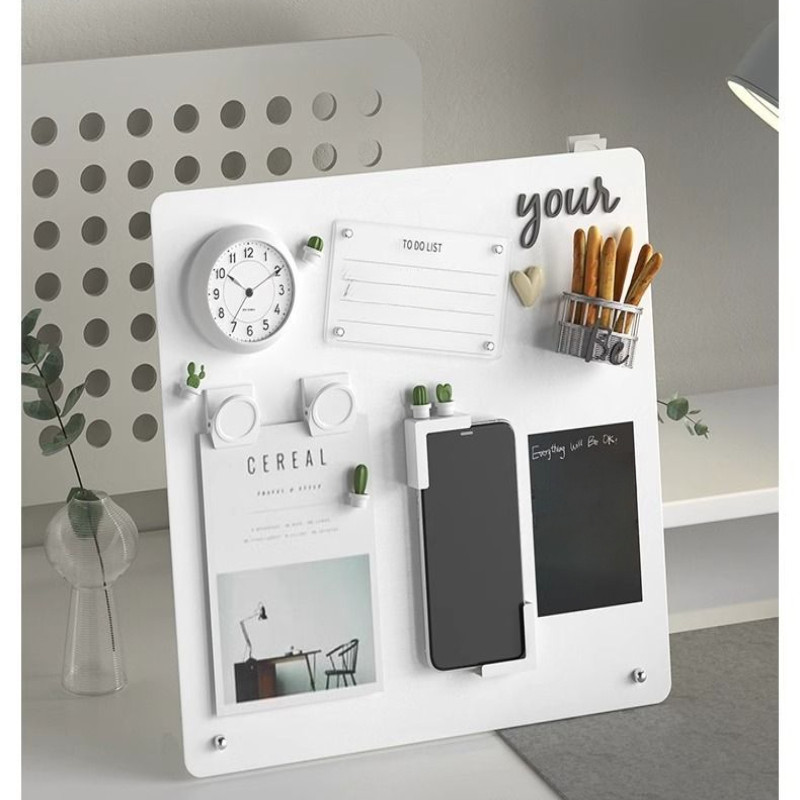 Magnetic Message Board Small & Large Size, White & Black, Desktop ...