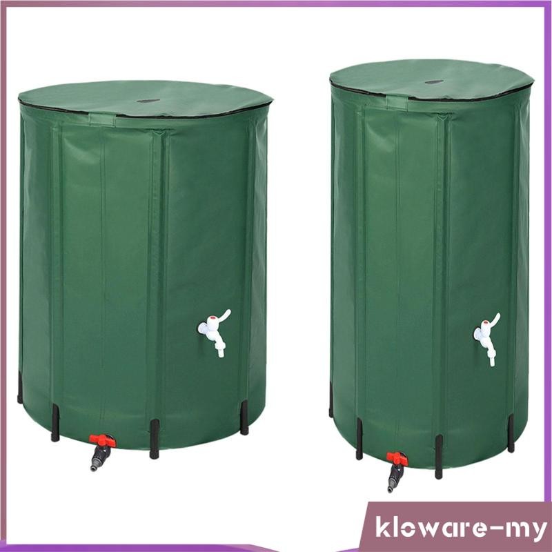 [KlowareMY] Foldable Rain Barrel Green Water Storage Tank Water Water ...