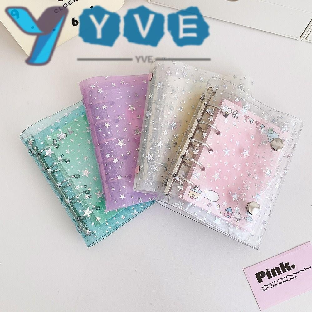 YVE Notebook Cover, PVC Idol Pictures Storage Binder File Shell, Mini ...