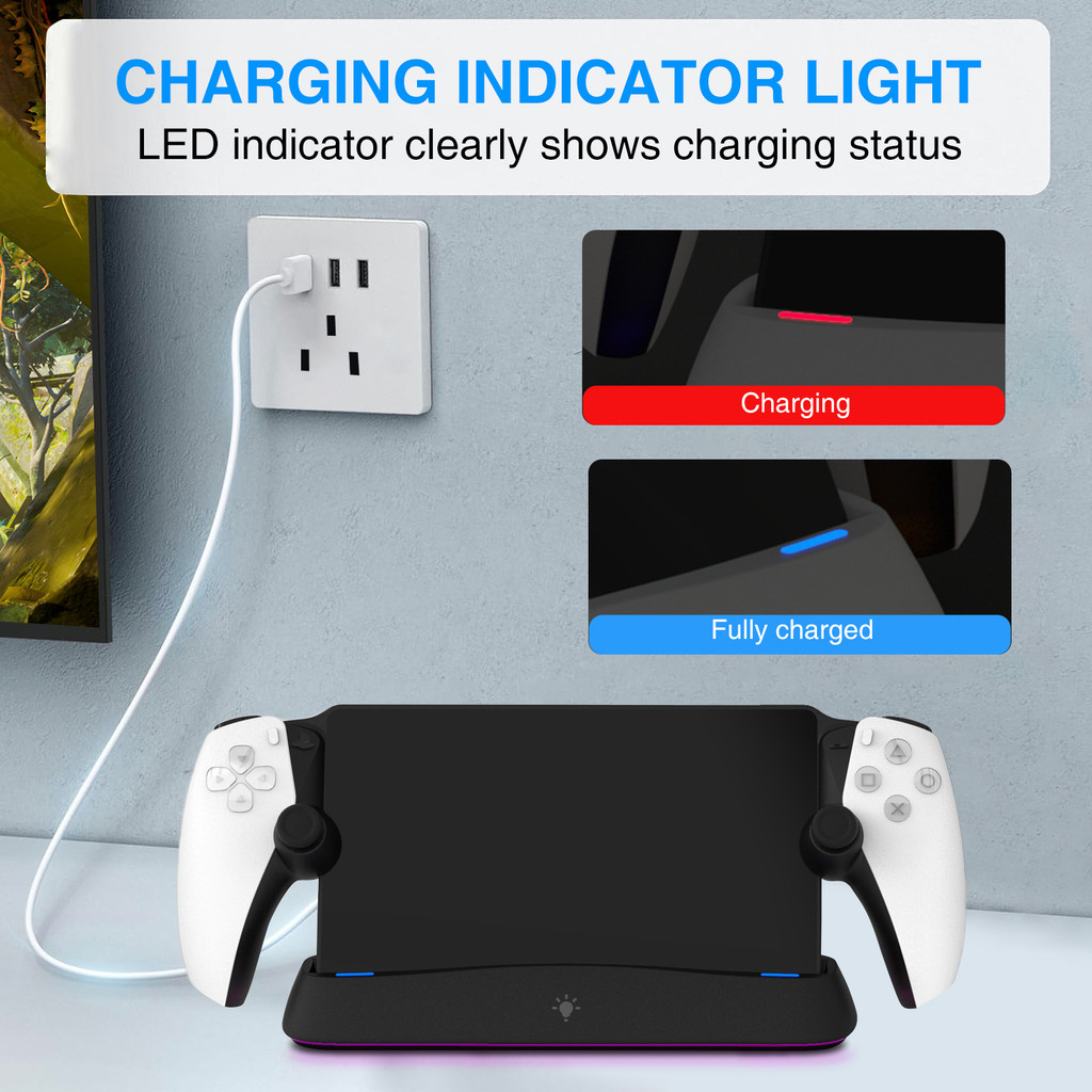 Playstation Portal Handheld Charging Base PS5 Portal Streaming Machine ...