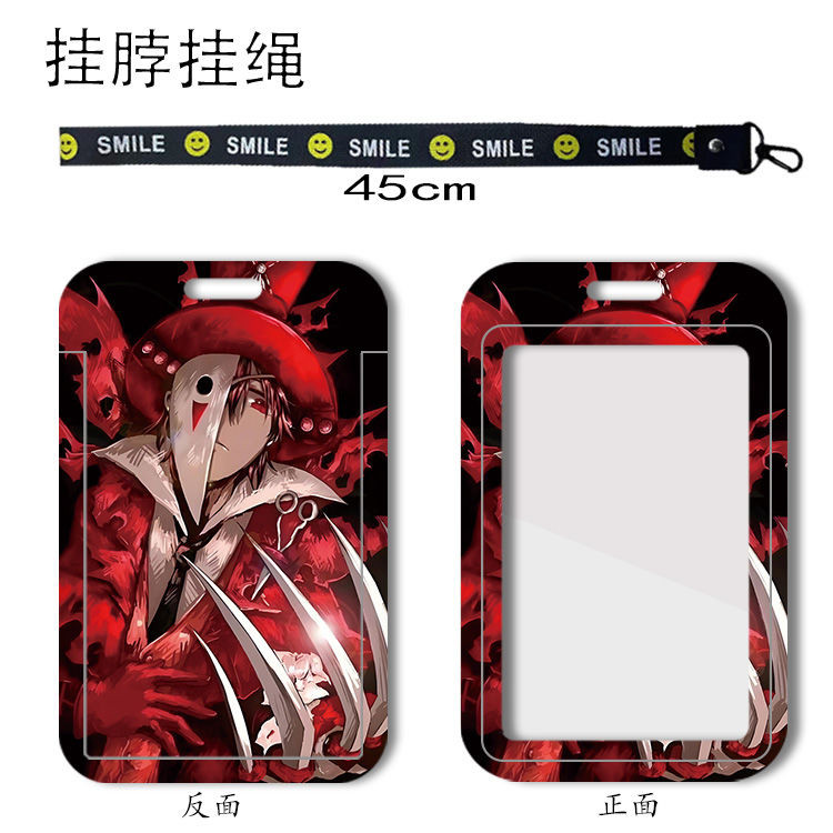Identity V Black Jack DIY Student Card Set Campus Card Bus Card Holder ...