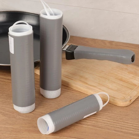 Frying Pan Handle Heat Insulation Covers Silicone Cover Anti-Scald ...