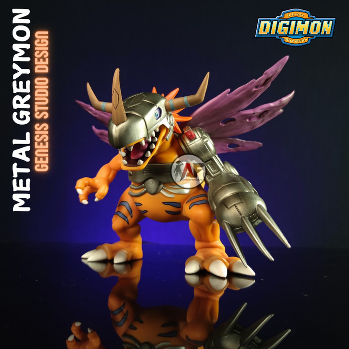 Statue Digimon Metal Greymon Genesis Studio Recast Design | Shopee Malaysia