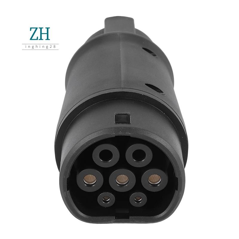 EVSE EV Adaptor 32A J1772 Type 1 to Type 2 Plug EV Adapter, Electric ...