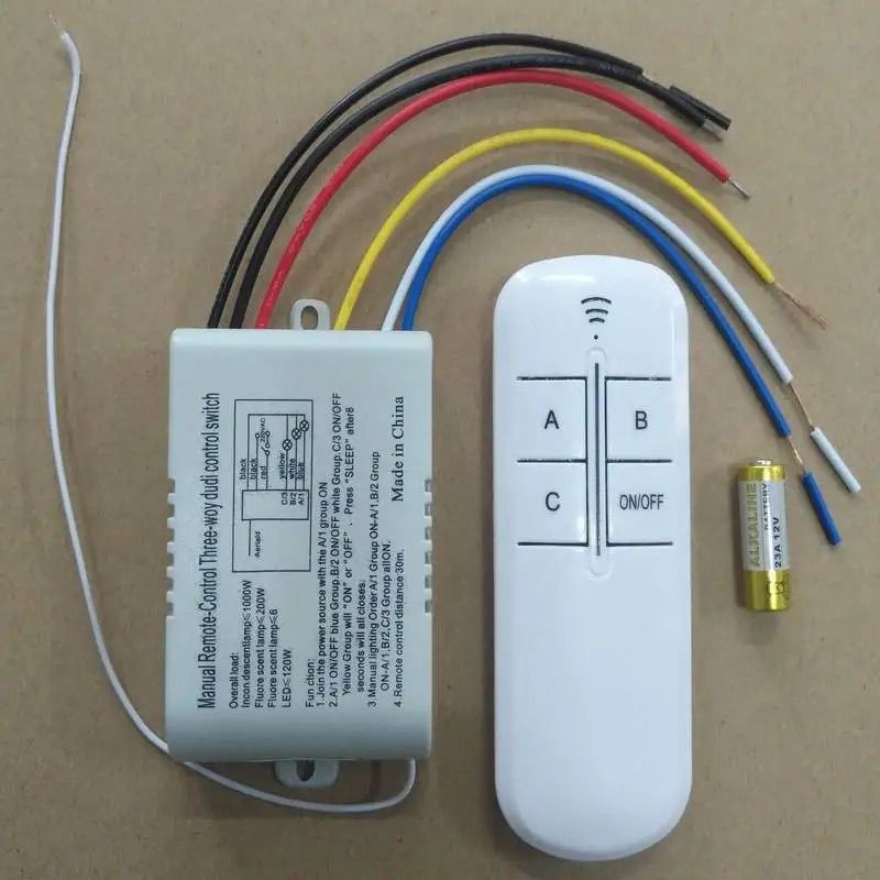 220v Remote Control Remote Control Switch One Two Three Four Digital ...