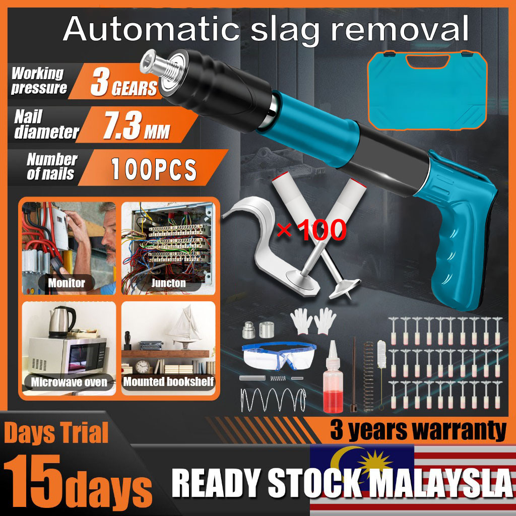 Nailer Gun paku tembak Manual Steel Cordless Tufting Gun Ceiling ...
