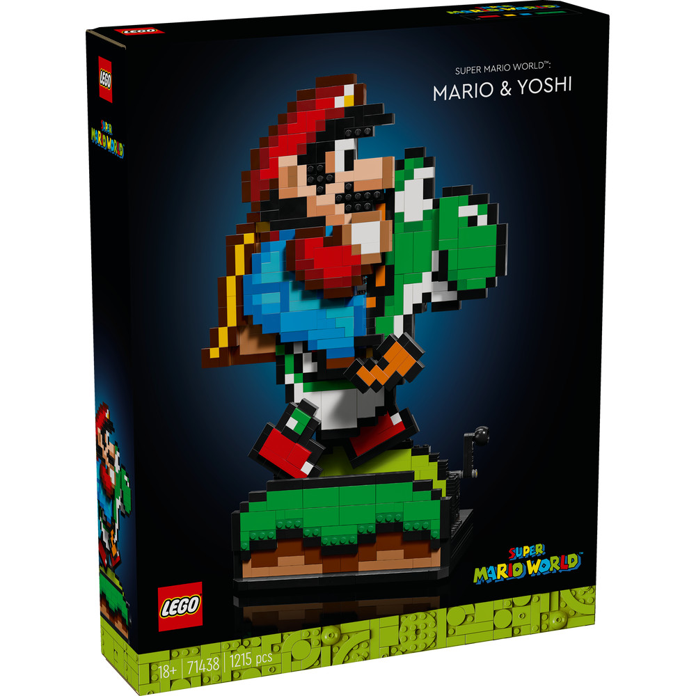 LEGO Super Mario 71438 Super Mario World™: Mario & Yoshi | Shopee Malaysia