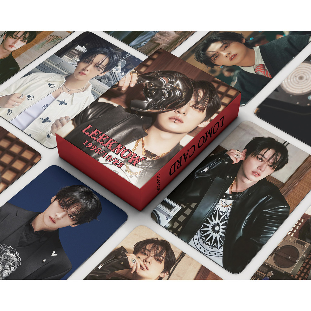 KPOP 55pcs/box Stray Kids LeeKnow SOLO Photocards 合 (HOP) KPOP LOMO ...