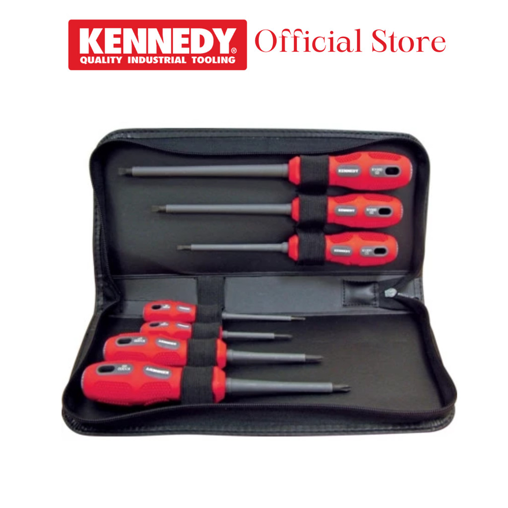 KENNEDY VDE DUAL GRIP INSULATED SCREWDRIVER SET 7-PCE KEN5728000K ...