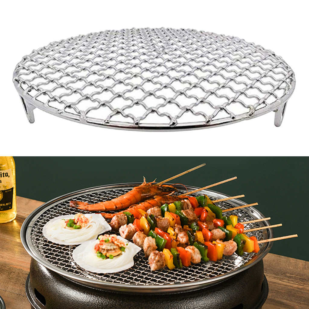 Camping Grill Grate Stainless Steel Mesh Grill Bushcraft Grill Camping ...