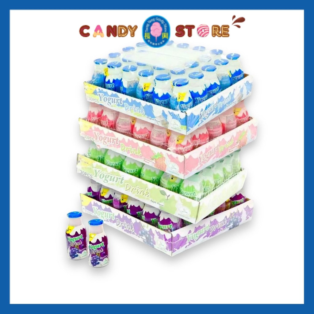 30pcs (ALIBABA) Yogurt Drink (Original / Grape / Strawberry / Apple ...