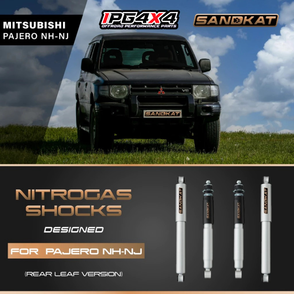 SANDKAT Mitsubushi Pajero V Series Leaf Spring Version Nitrogas Type ...