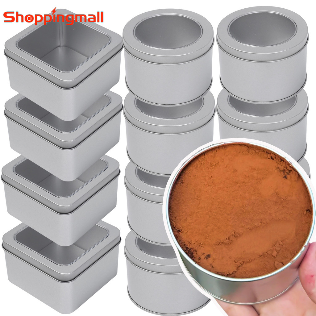 Multi Functional Mousse Cake Tin Box with Window Opening - Dust-proof ...