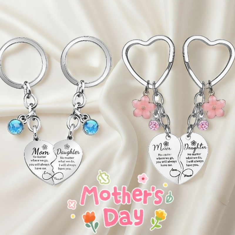 Thanksgiving Mother's Day Gift Mother and Daughter Heart Shaped ...