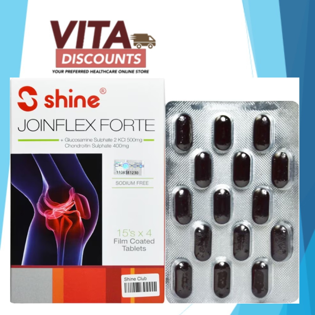SHINE JOINFLEX FORTE 500/400MG TABS 60S EXP11/2026 | Shopee Malaysia
