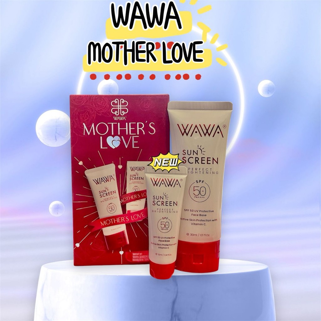 WAWA SUNSCREEN 30ml / 10ml / SUPER SAVER / TINTED SUNSCREEN / GLOW SKIN ...